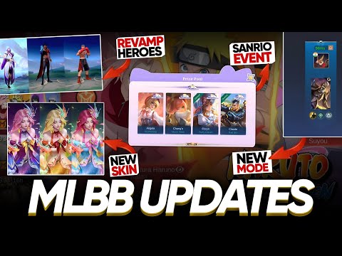 MLBB UPCOMING REVAMP HEROES AND SKINS | SANRIO EVENT, ADVANCE SERVER UPDATE, UPCOMING STARLIGHT SKIN