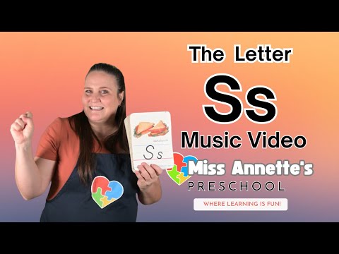 Words That Begin With S Music Video | Fun Phonics Song for Kids | Miss Annette's Preschool