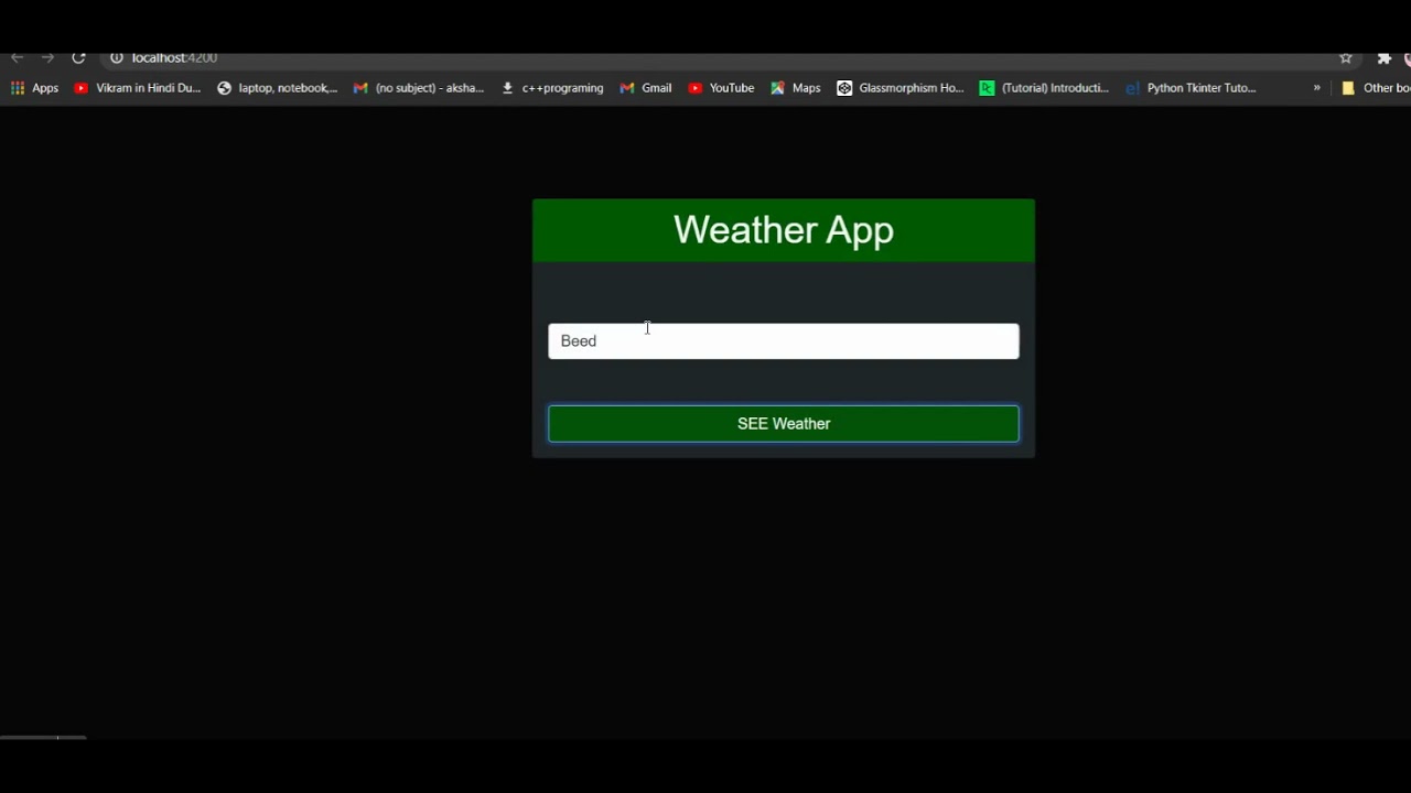 Build A Weather App in Angular | #typescript | #Angular | #WeatherApp | #bootstrap | #JavaScript.