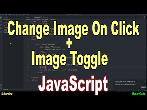 Change Image On Click + Image Toggle | JavaScript Project For Students | #SmartCode