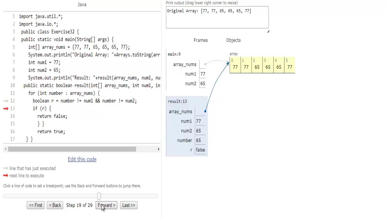w3resource.com: Java Array Exercise-32
