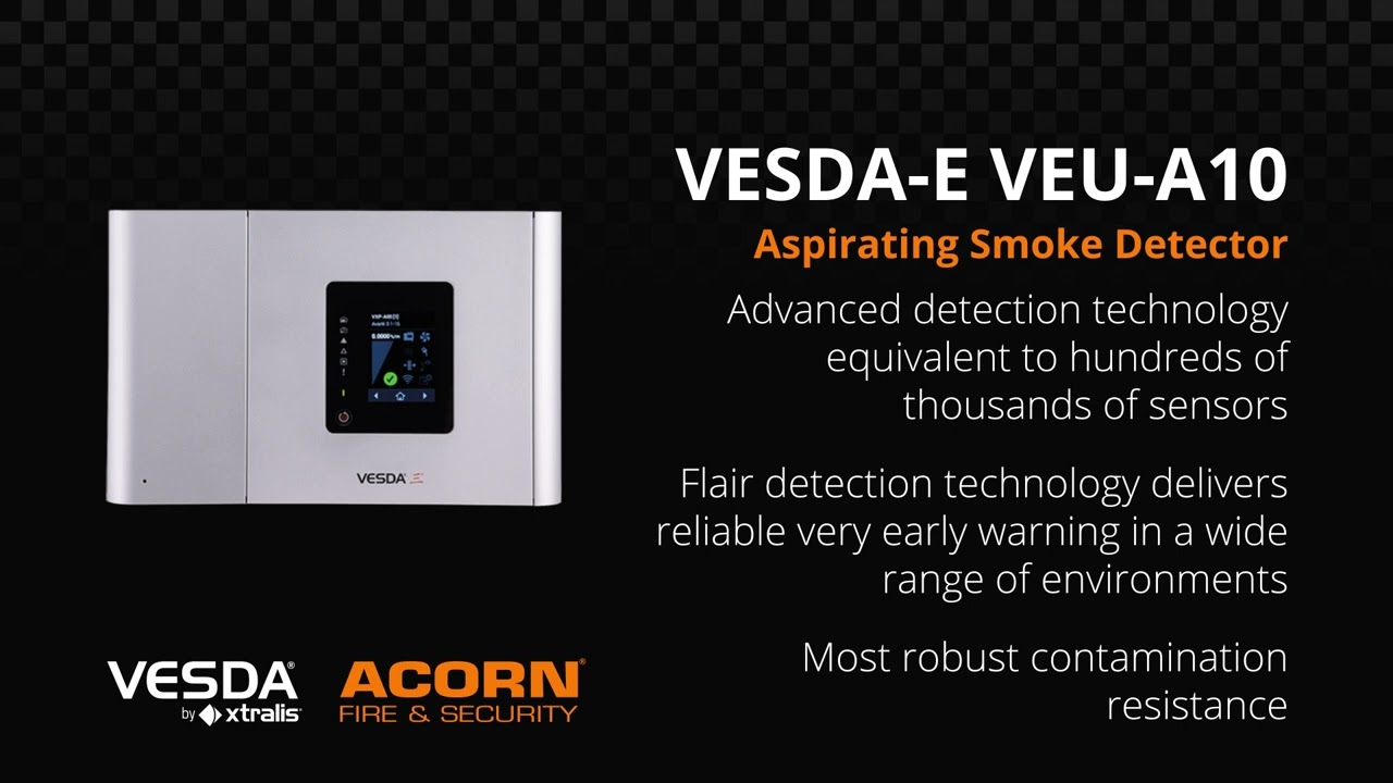 Vesda-E VEU-A10 4-Pipe Smoke Detector with 3.5