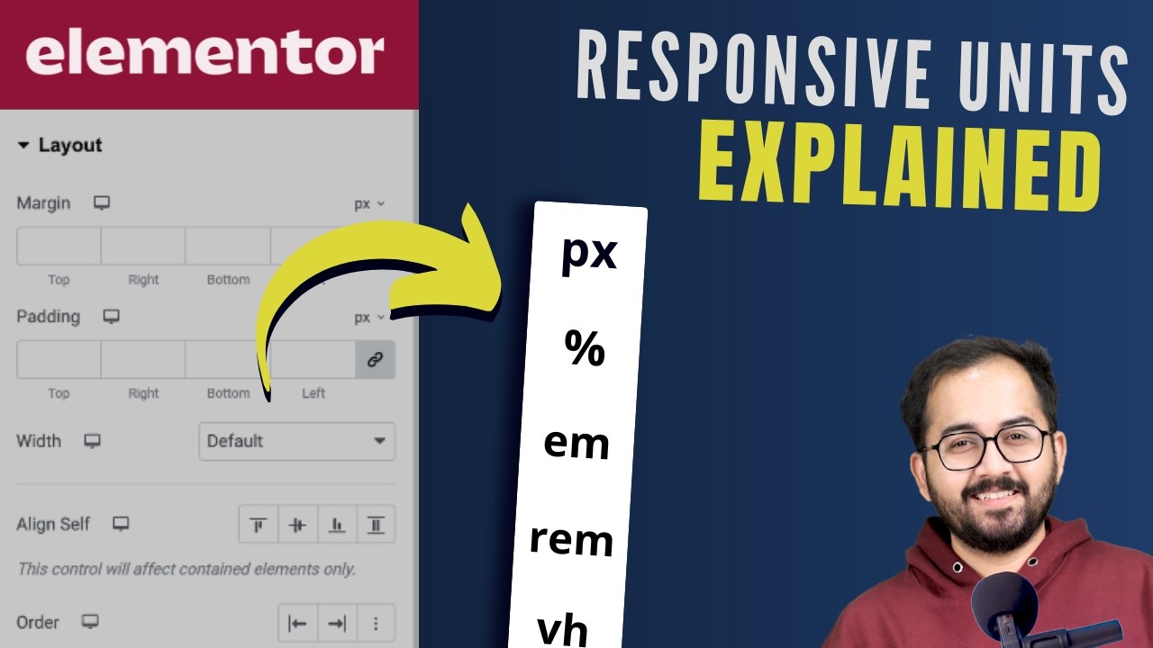 Make ANY Design Responsive - Elementor CSS Units Guide