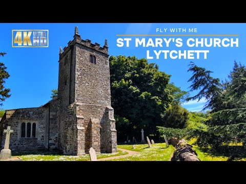 St Mary's Church Lytchett Matravers. DRONE DJI MINI 4K
