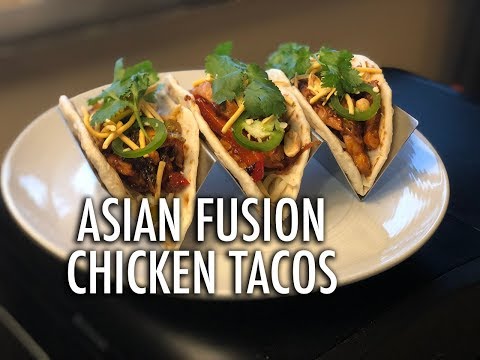 Asian Fusion Chicken Tacos Recipe