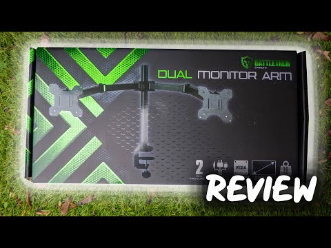 Battletron Dual Monitor Arm (Action) review!