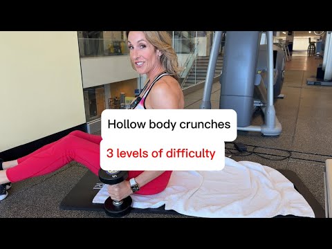 Abs - Hollow body crunches - 3 variations