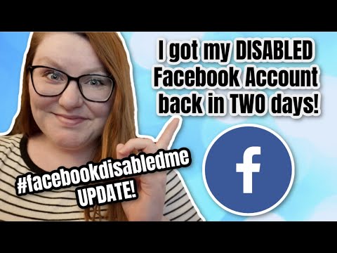 #facebookdisabledme UPDATE! I got my Disabled Facebook Account back! Finally!!