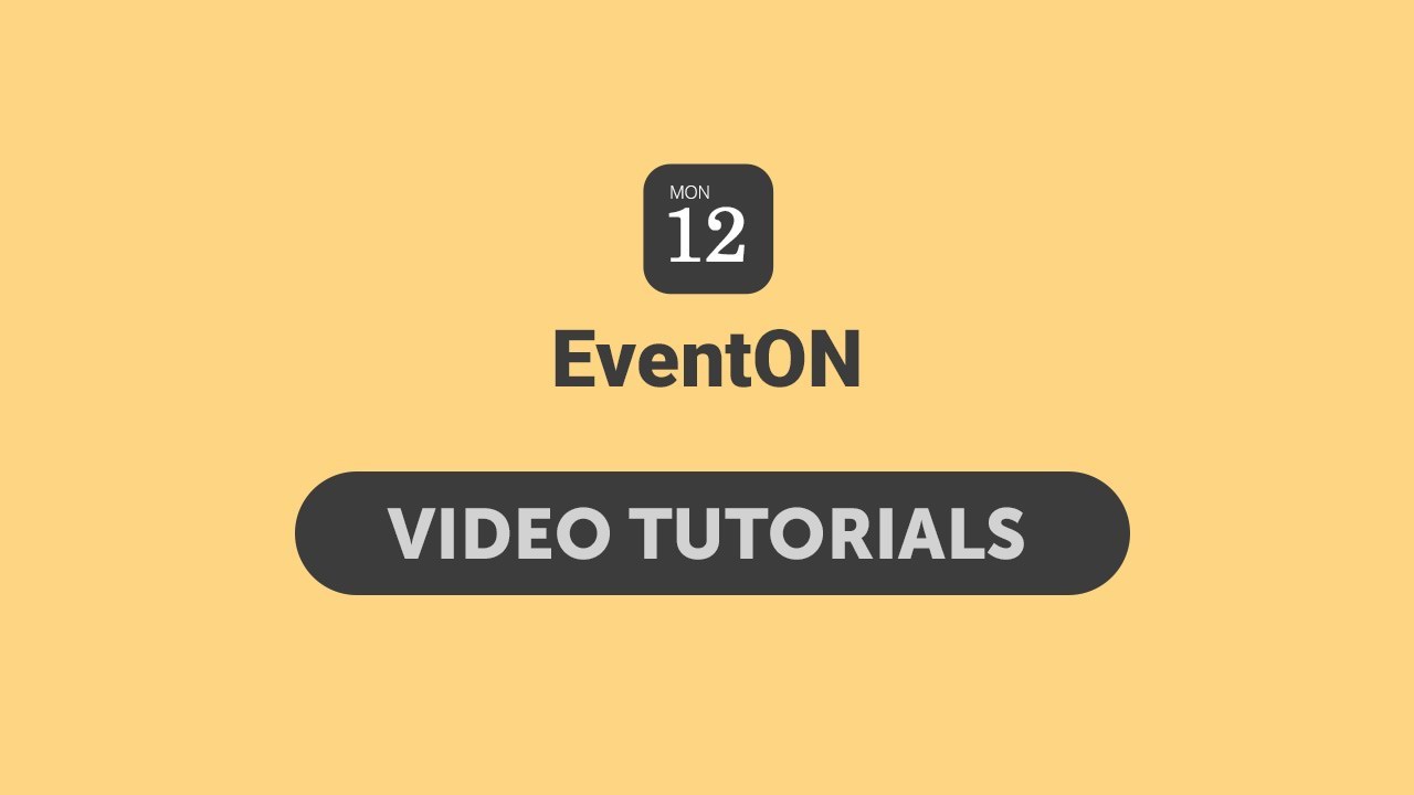 How to setup happening now events calendar view