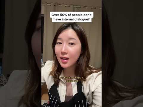 Over 50% people don't have an internal dialogue?