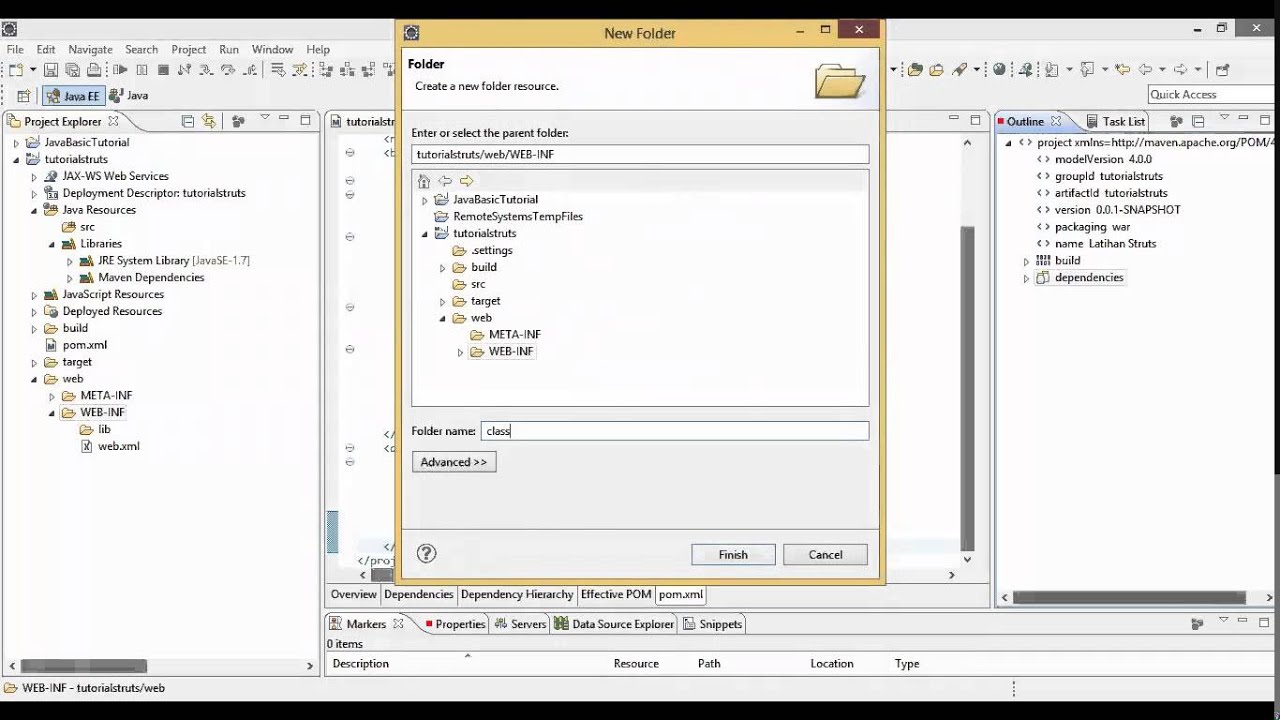 Easy Struts Tutorial - 1 Setting and Run First Struts Project