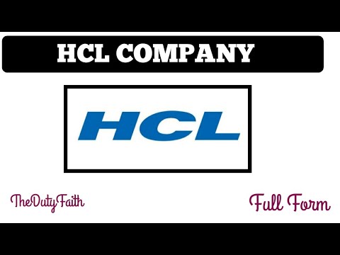HCL Company Full Form || What is Full Details Of Hcl Company