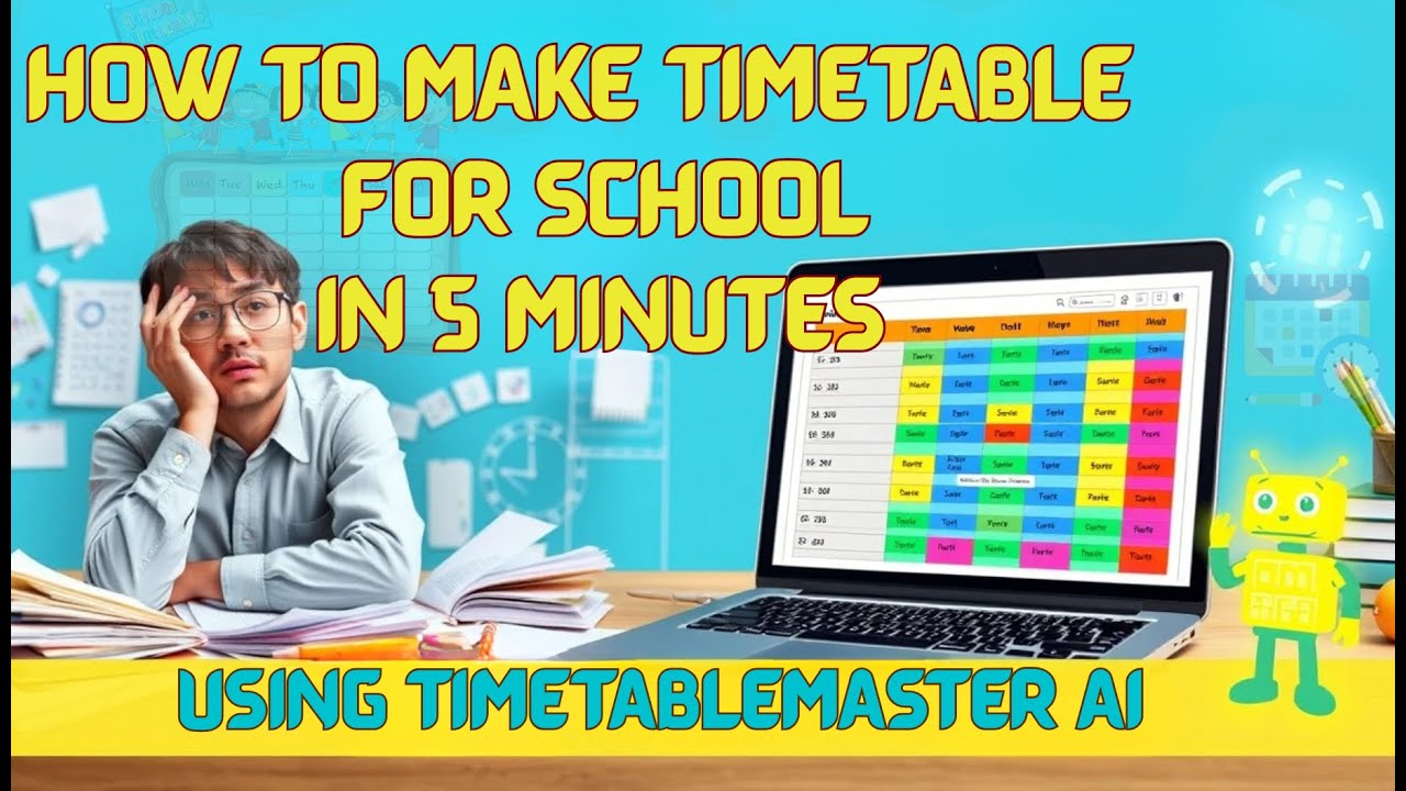 How to Make Time Table for School | TimetableMaster AI Tutorial for Educators