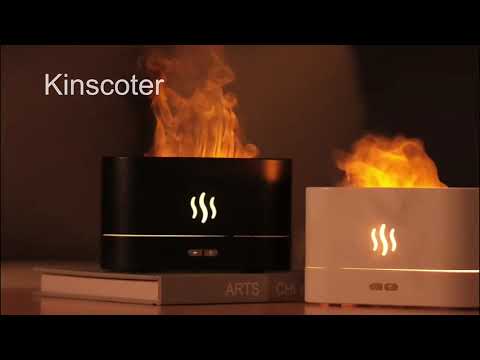 Kinscoter Flame Aroma Diffuser Air Humdifier - Teknotiq