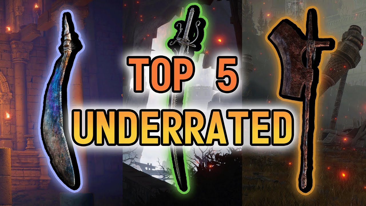 The Top Five Underrated Weapons In Elden Ring