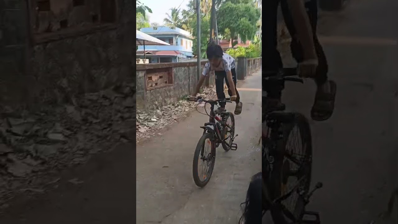 ritvik 4th std cycle stunt