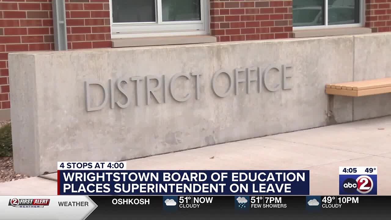 Wrightstown school superintendent placed on administrative leave