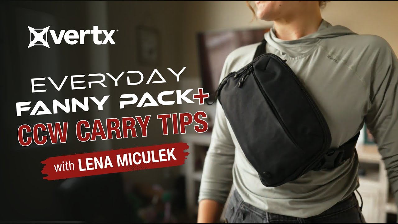Vertx Everyday Fanny Pack+ | Full-Size CCW Carry Tips with Lena Miculek