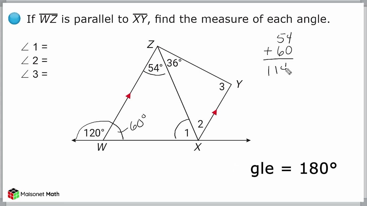 Finding Missing Angle Measures