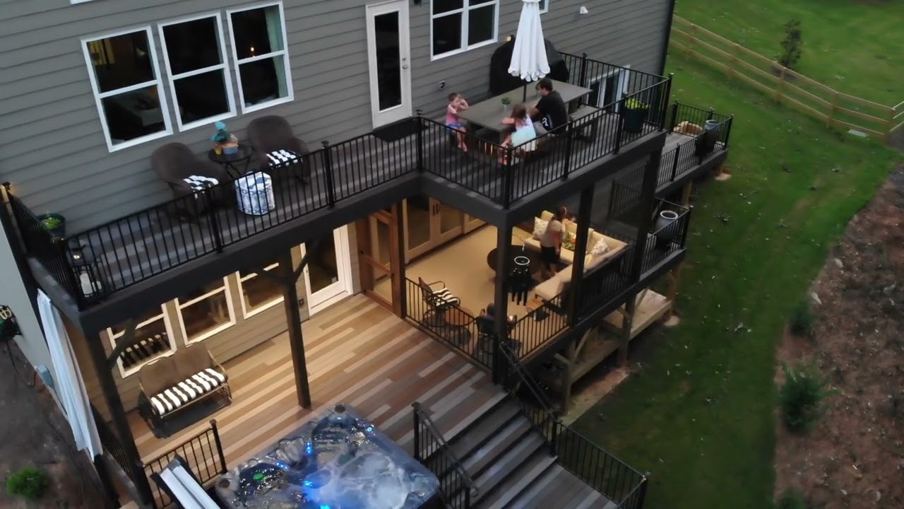 Multi-level deck by Outback Deck
