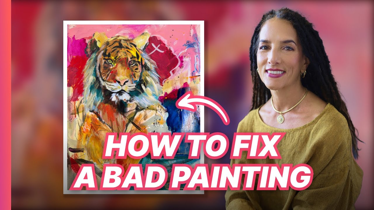 Why Your Acrylic Paintings Look Bad (and How to Fix It)
