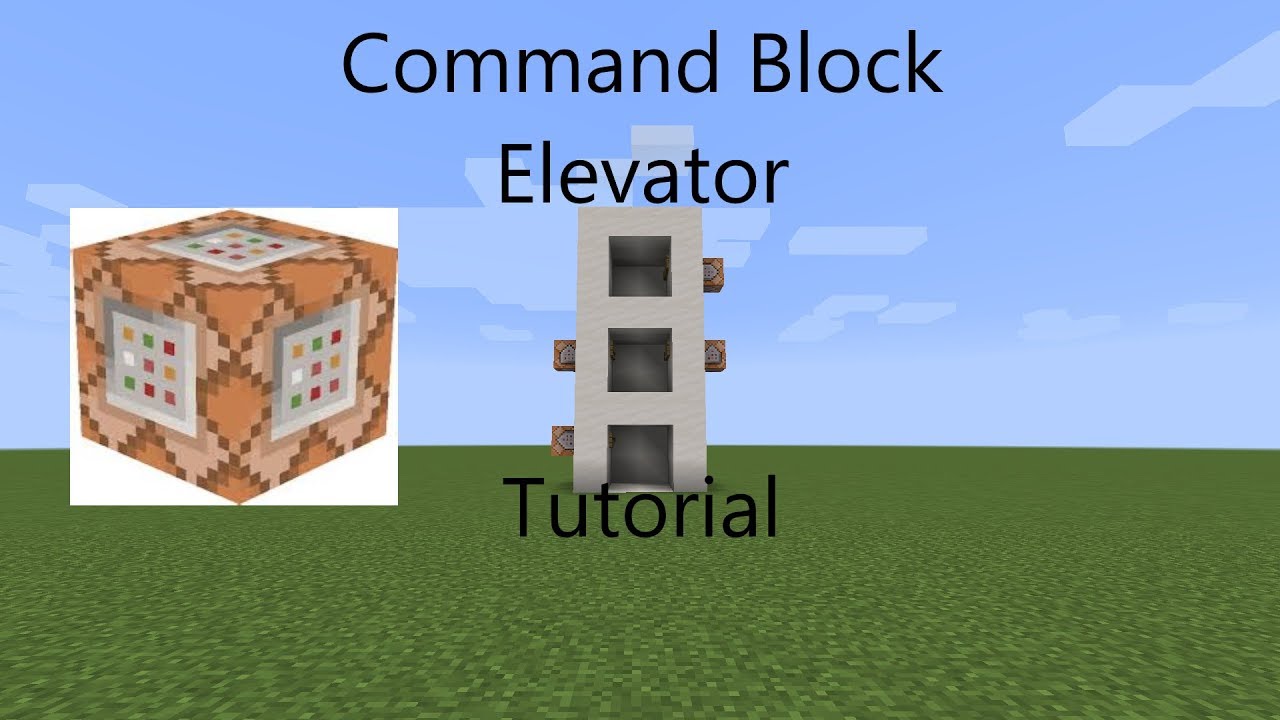 Command Block Elevator Tutorial |Minecraft| NO REDSTONE!!!
