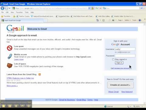 LogIn - GMail Email Account