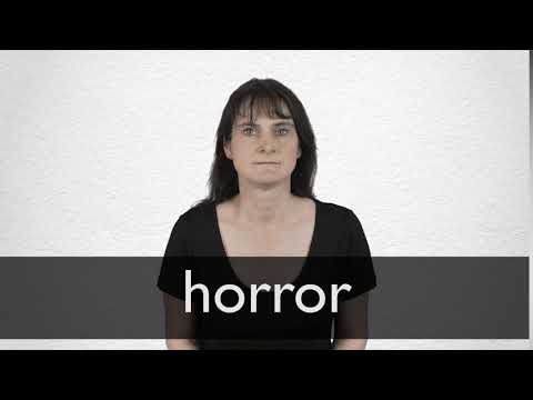 HORROR definition in American English | Collins English Dictionary
