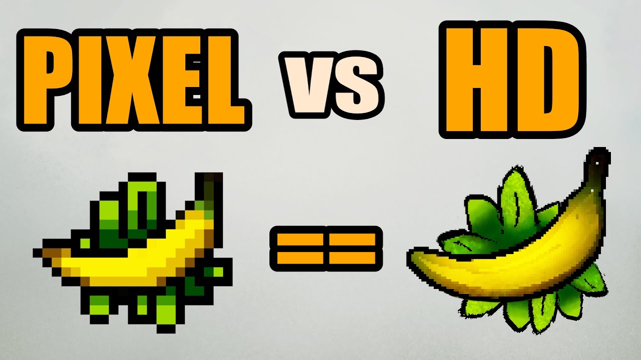 Pixel Art and HD are the same skill
