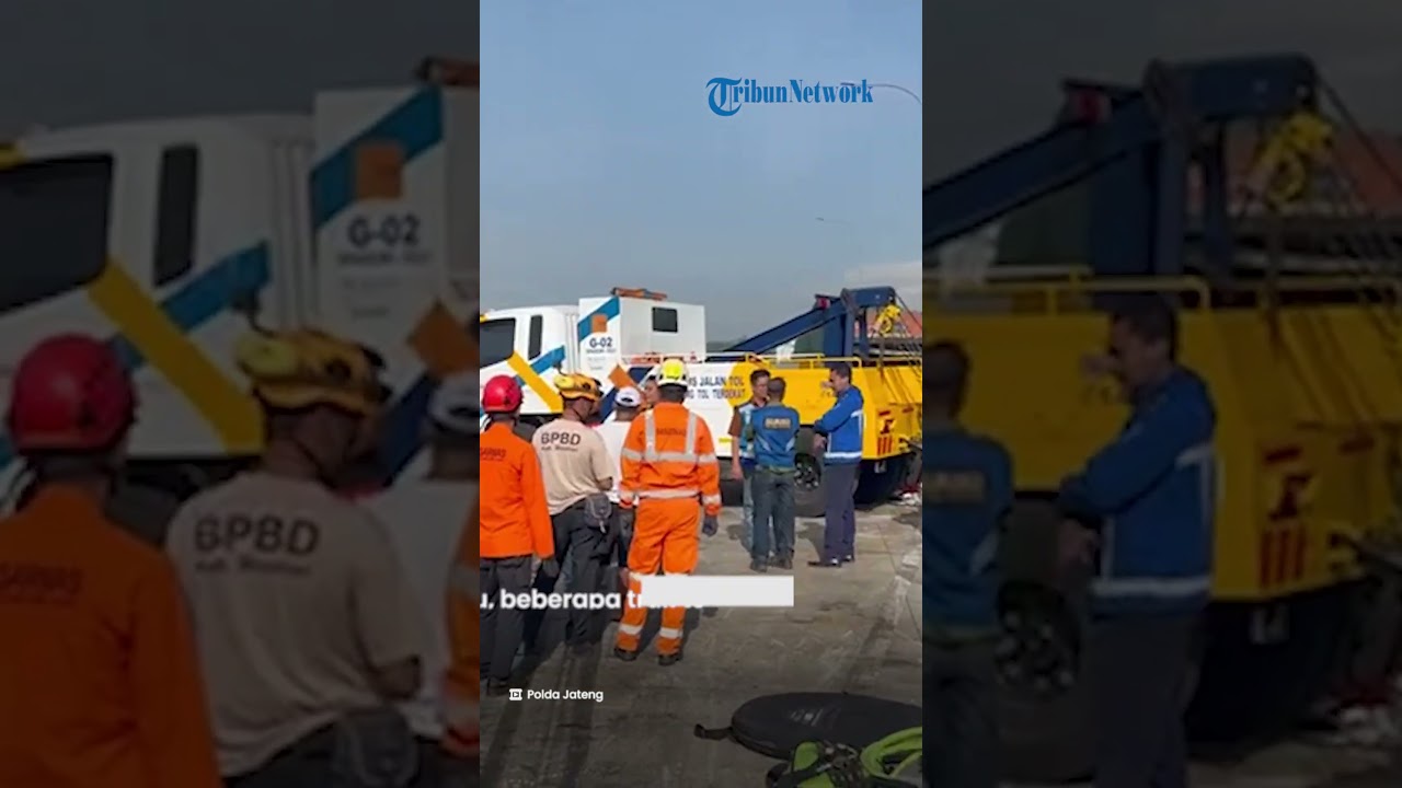 Detik-detik Kecelakaan Maut di Tol Semarang-Solo, Truk Pengangkut Besi Cor Diduga Alami Rem ...