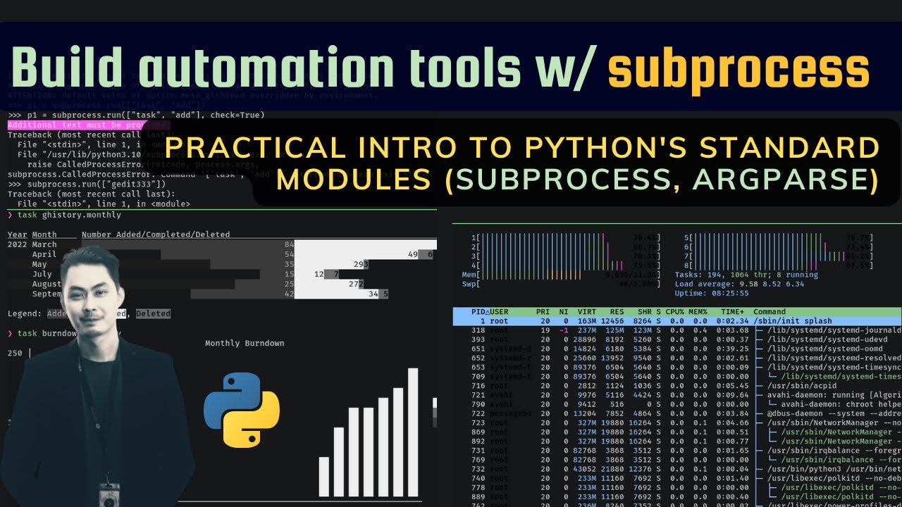 Practical introduction to Python's subprocess module