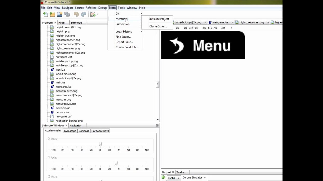 Lua Glider IDE Features Overview