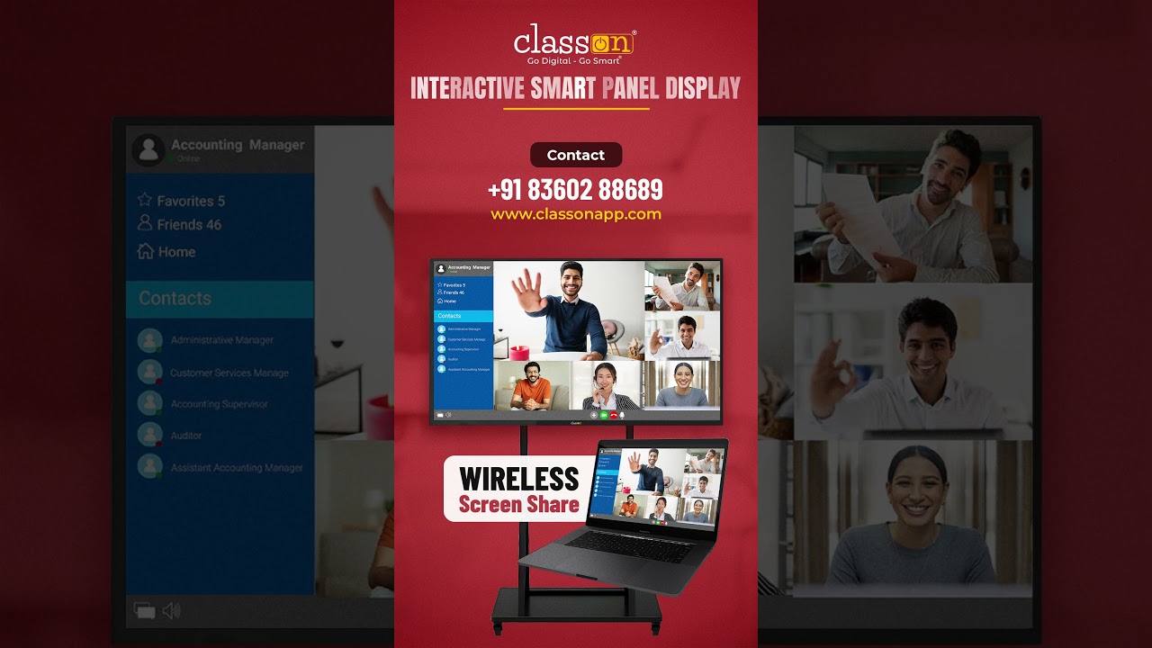 📺 Interactive Smart Panel Display