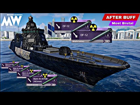 After buff TF-2000 Really brutal destroyer🔥 Modern Warships