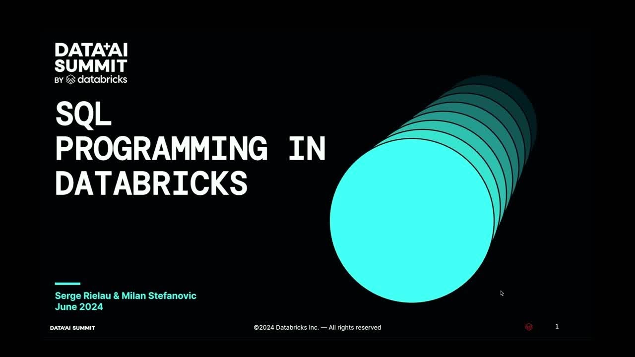 SQL Programming on Databricks