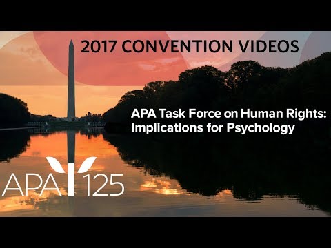 APA Task Force on Human Rights - Implications for Psychology