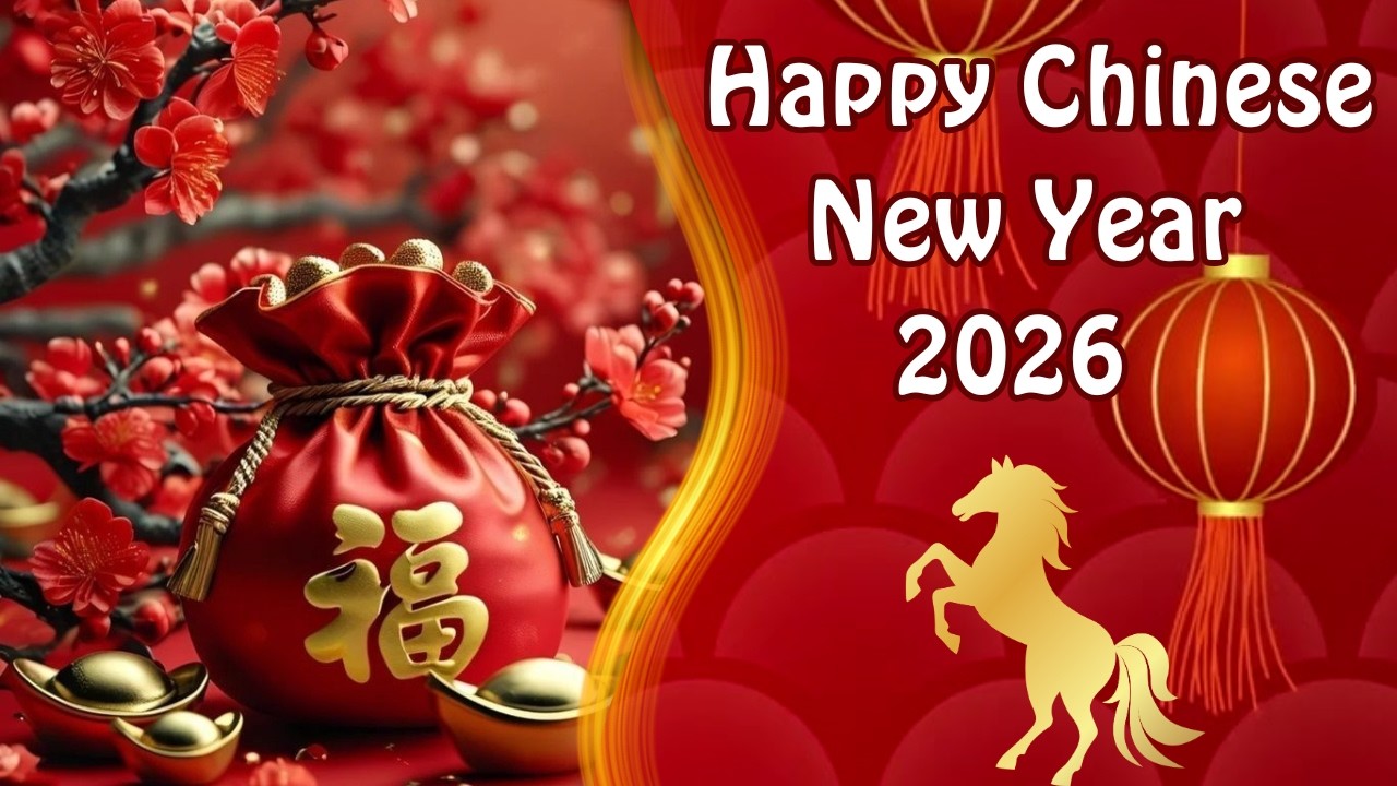 Happy Chinese New Year 🐎新年快乐 2026🧧2026 lunar new year🏮Chinese New Year Wishes #lunarnewyear2026