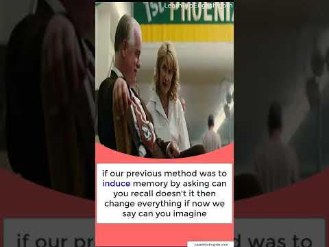 induce is a verb - Learn English with Movies - #shorts