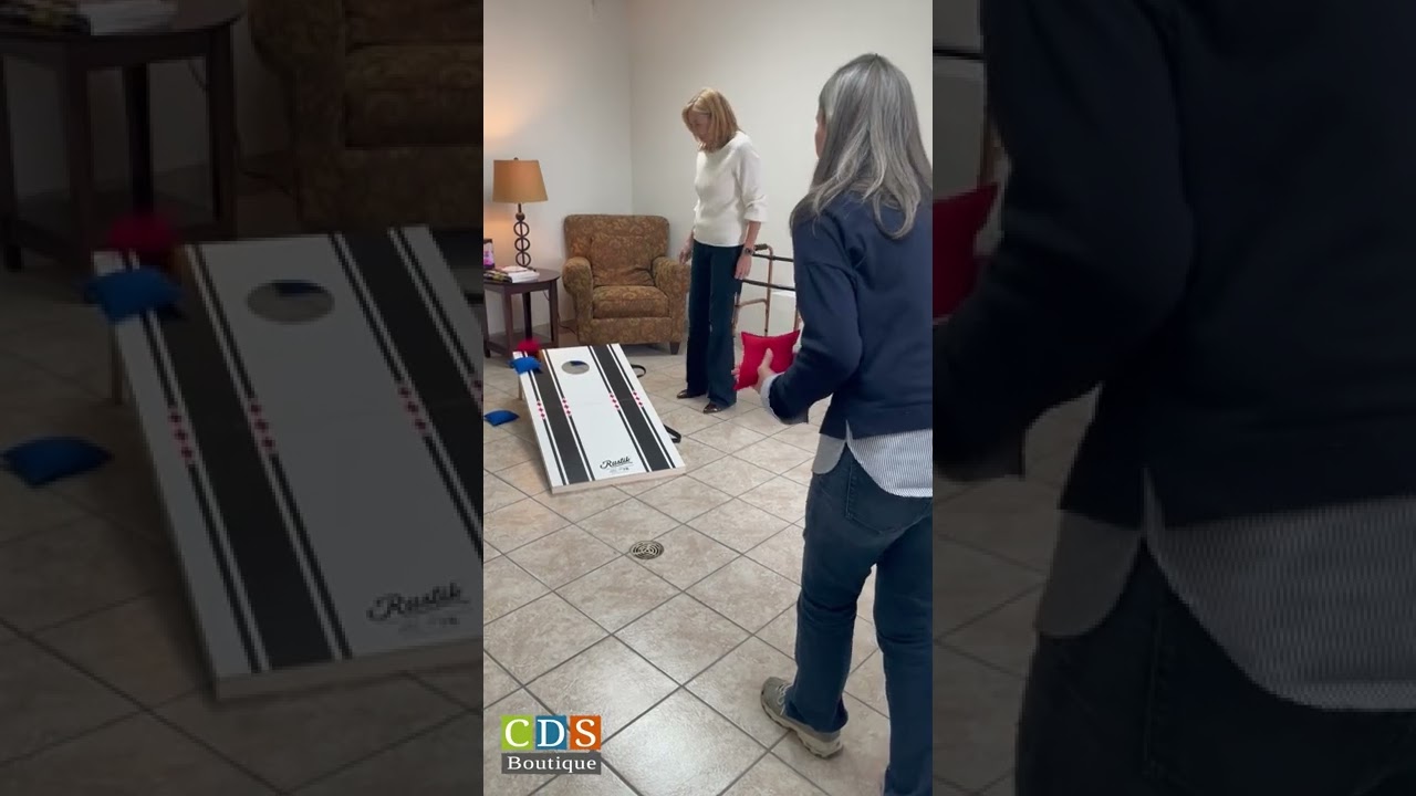 Jeu de poches Cornhole pliable