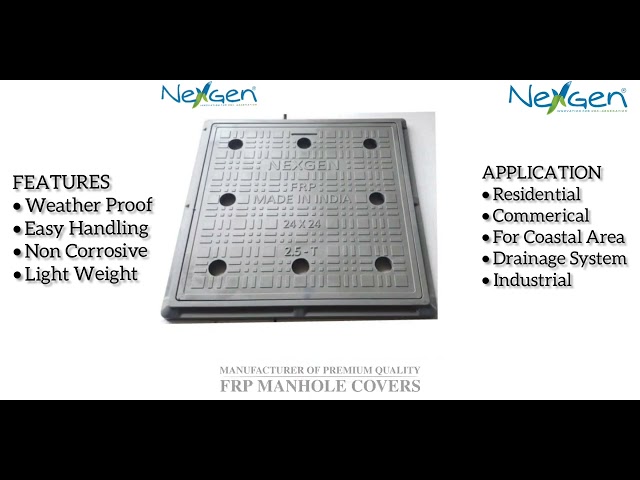 Drain Covers - Grey FRP Trench Cover Manufacturer from Ahmedabad
