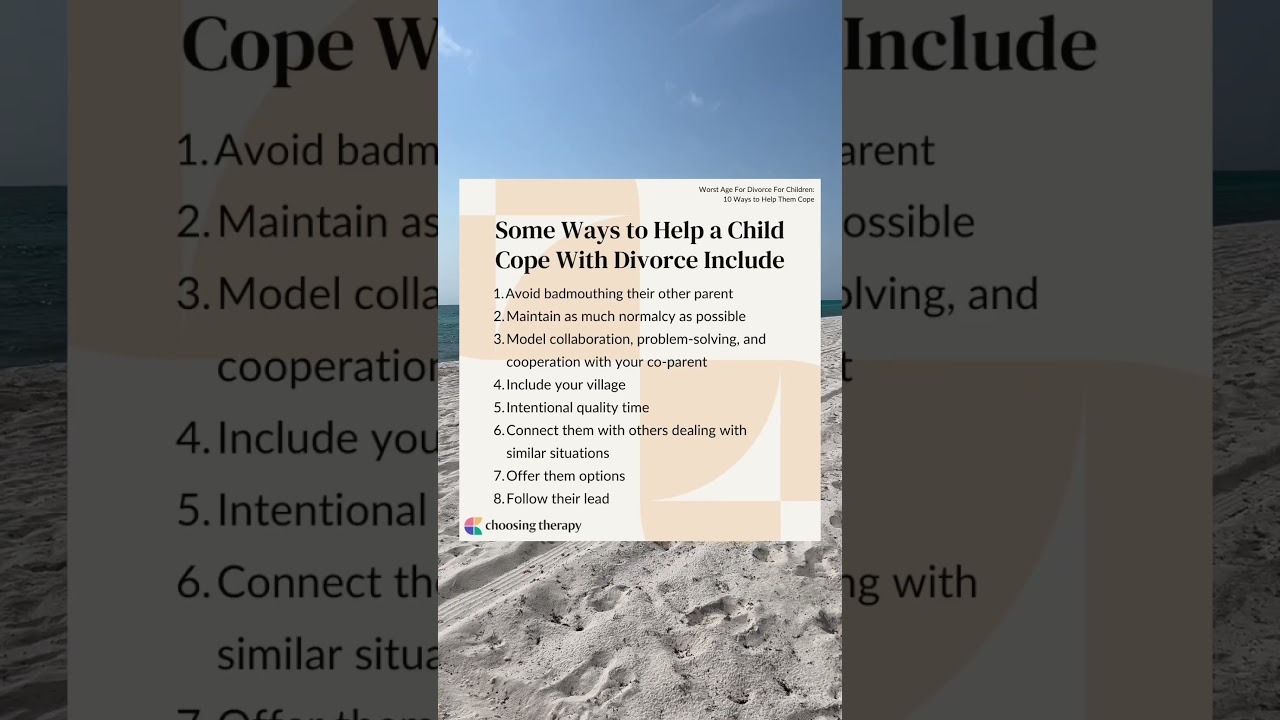 Some Ways to Help a Child Cope with Divorce