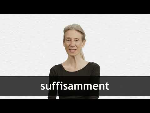 English Translation of “SUFFISAMMENT” | Collins French-English Dictionary