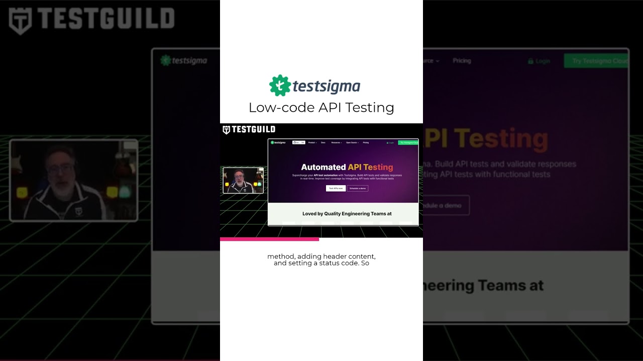 Testsigma Low-code API Testing