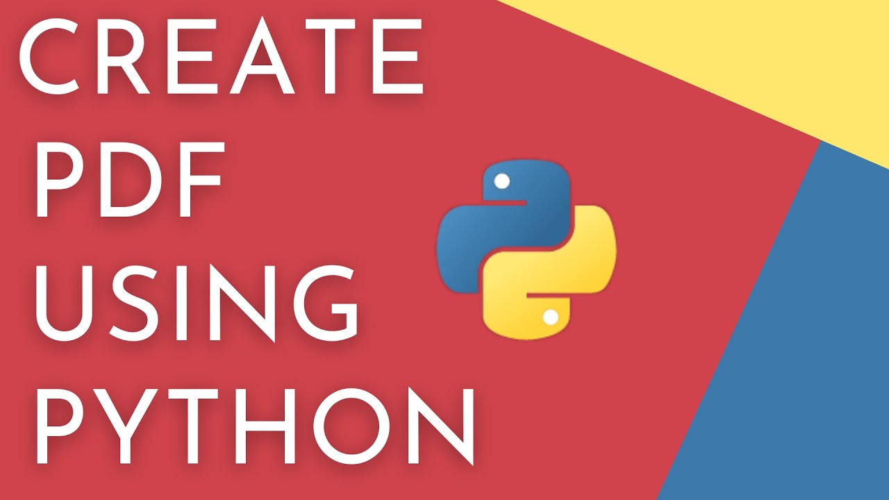 How To Create PDF Using Python | FPDF Python Library