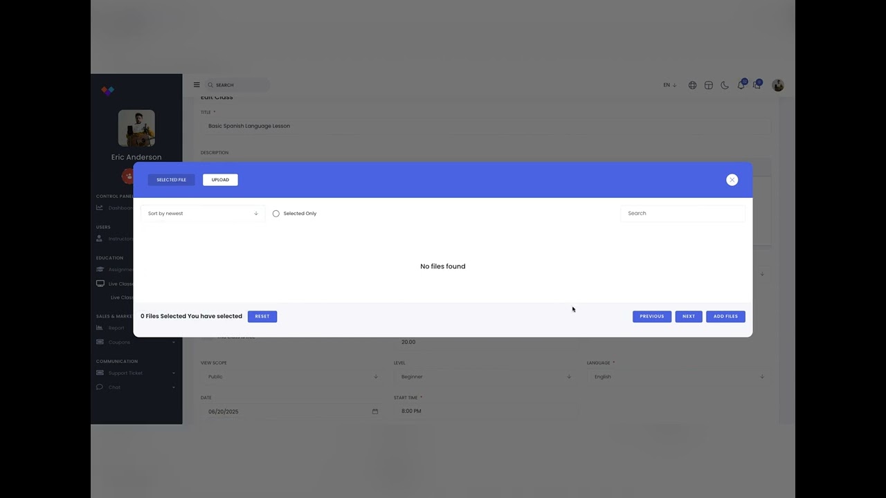 Leggio - Dashboard Tutorial For Instructors