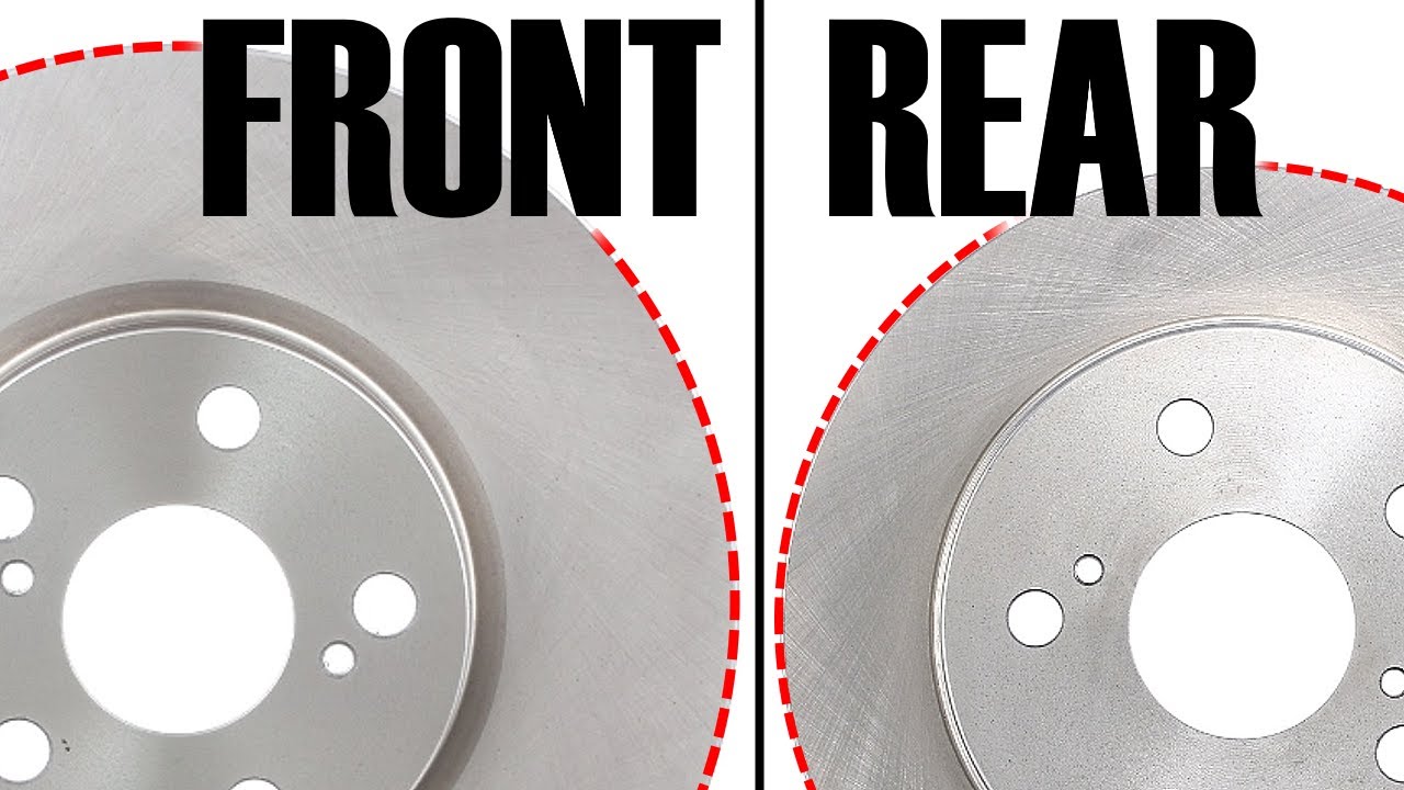 Why are Front Brakes Larger than Rear Ones? Brake Bias Explained