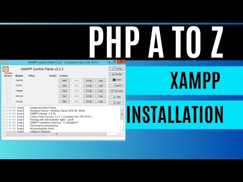 how to install xampp in your pc in any folder you want for the php