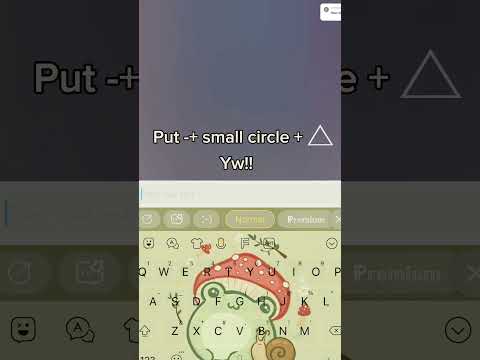 How to make the therian symbol!-⃝⃤#anitzoo #therian #nature #viral #therianpride