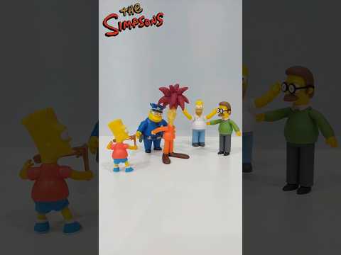 Jakks Pacific The Simpsons – Sideshow Bob & Chief Wiggum 2.5" Action Figures #toys #disney #unboxing