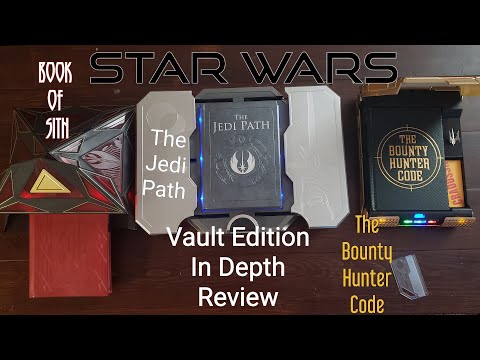 Star Wars Deluxe Vault Edition Books Review: Book of Sith, The Jedi Path, & The Bounty Hunters Code